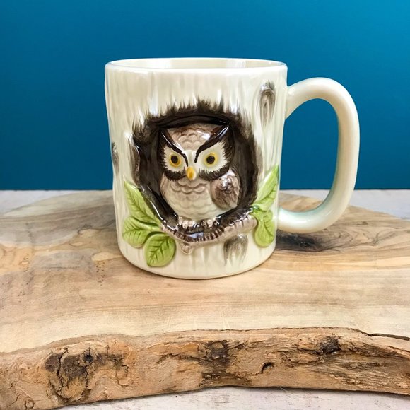 Otagiri | Dining | Vintage Otagiri 97s80s Owl In Tree Coffee Mug 3d ...